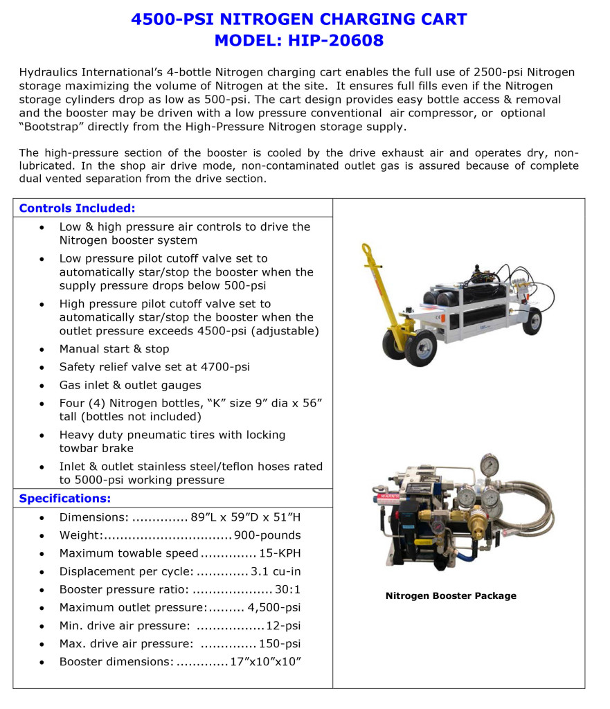 Mobile Nitrogen Charging Trolley, Portable Nitrogen Carts